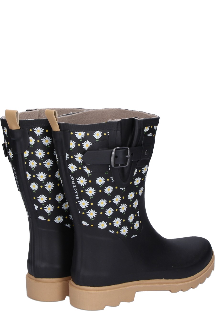 Kurzgummistiefel THEANA black für Damen von AJS Blackfox