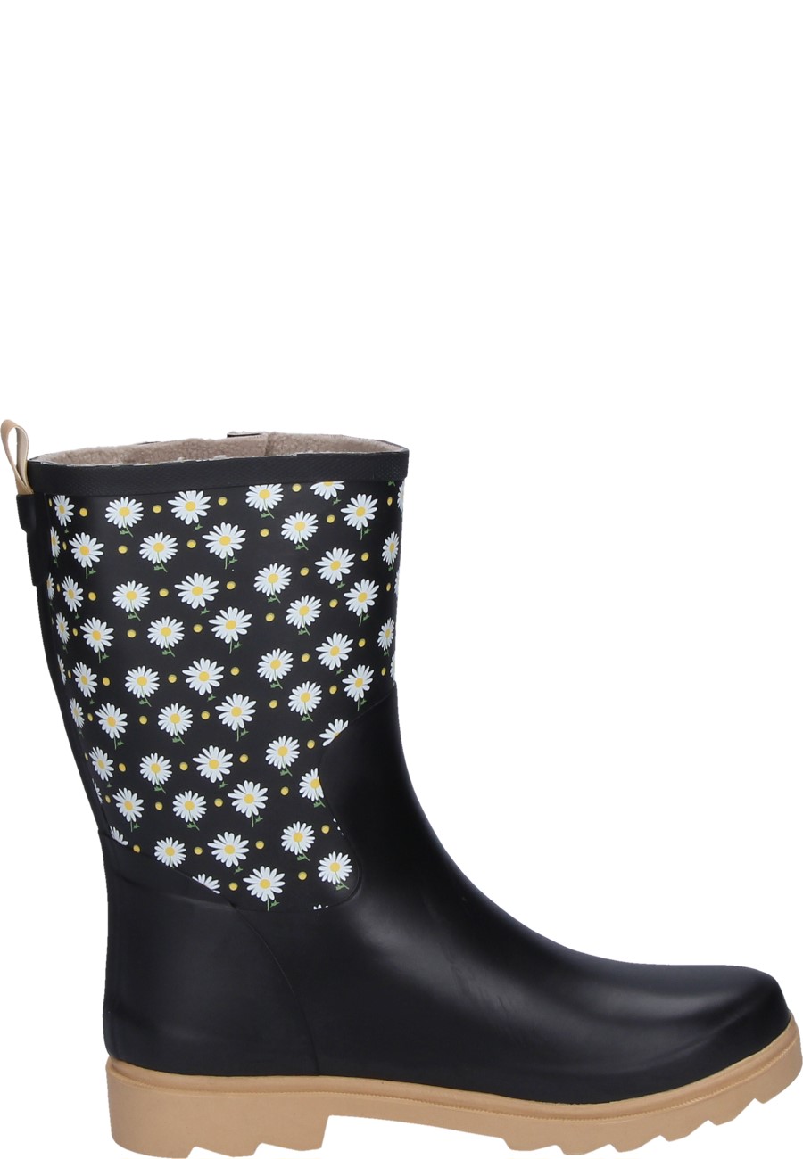 Kurzgummistiefel THEANA black für Damen von AJS Blackfox