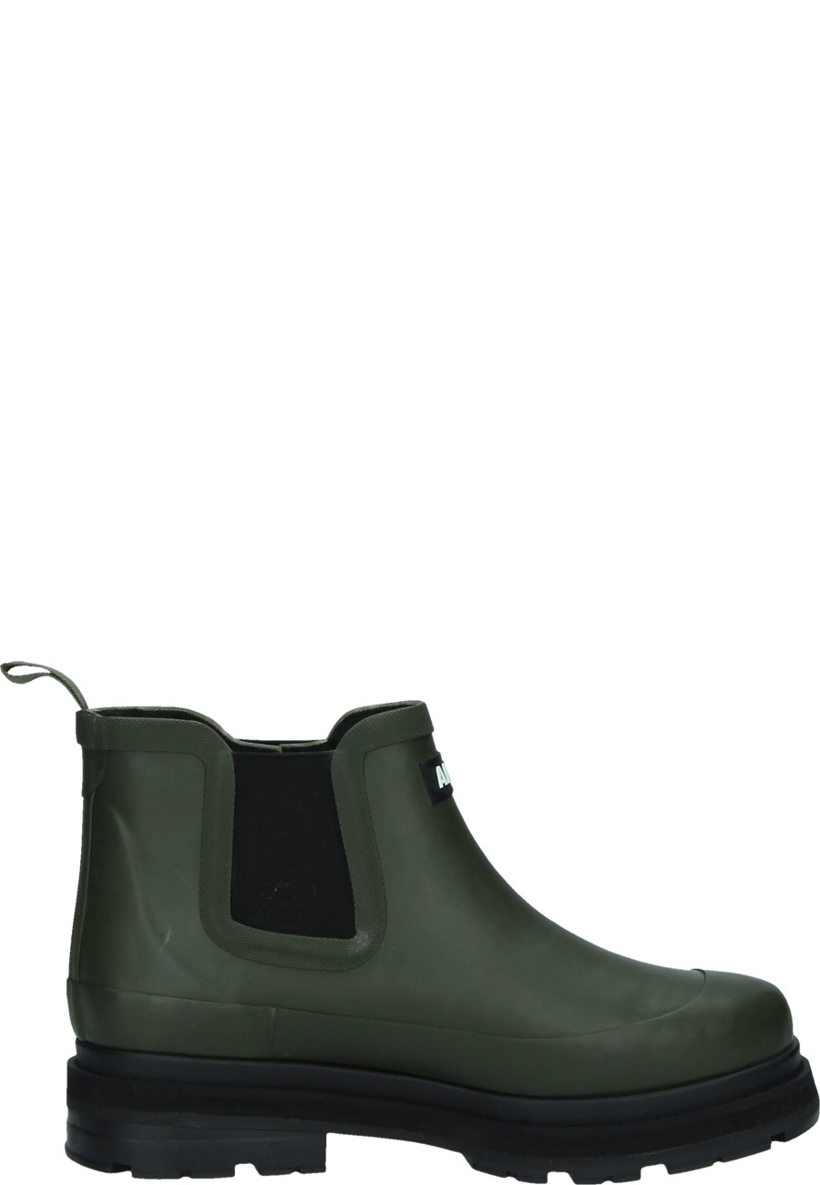Aigle warme Gummistiefelette SOFT RAIN FUR avocat