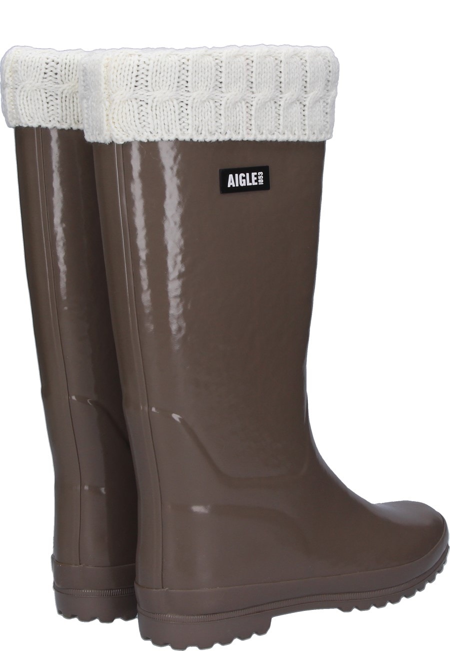 Warme, elegante Damengummistiefel ELIOSA WINTER chestnut von Aigle