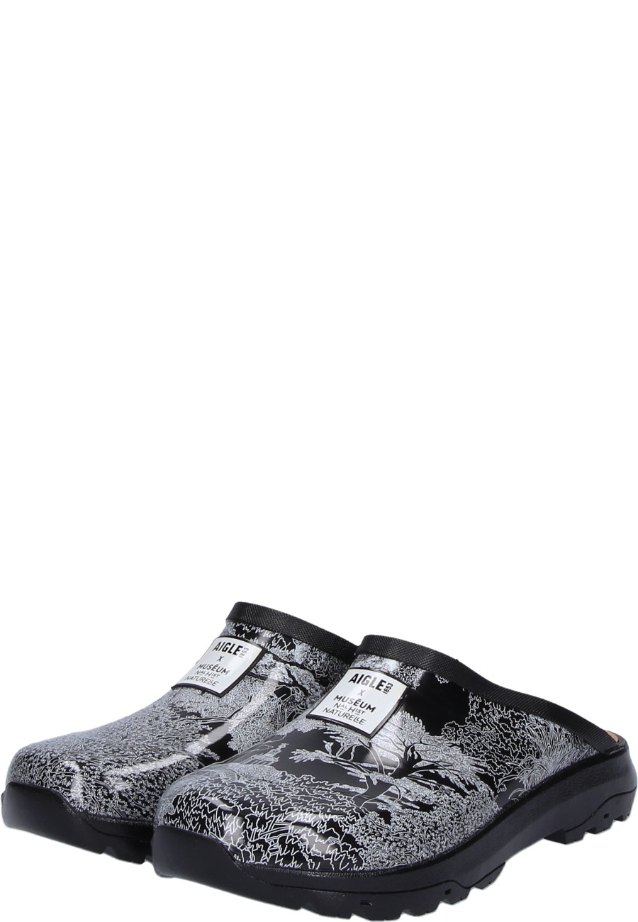 Damenclog CORLAY PRINT BLANC von Aigle