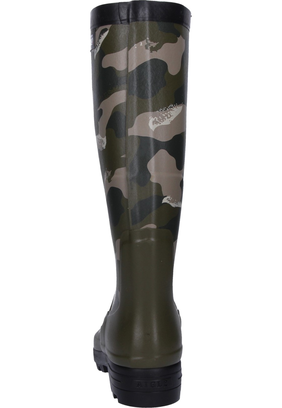 Hochwertiger Aigle Gummistiefel BENYL M CAMOU khaki
