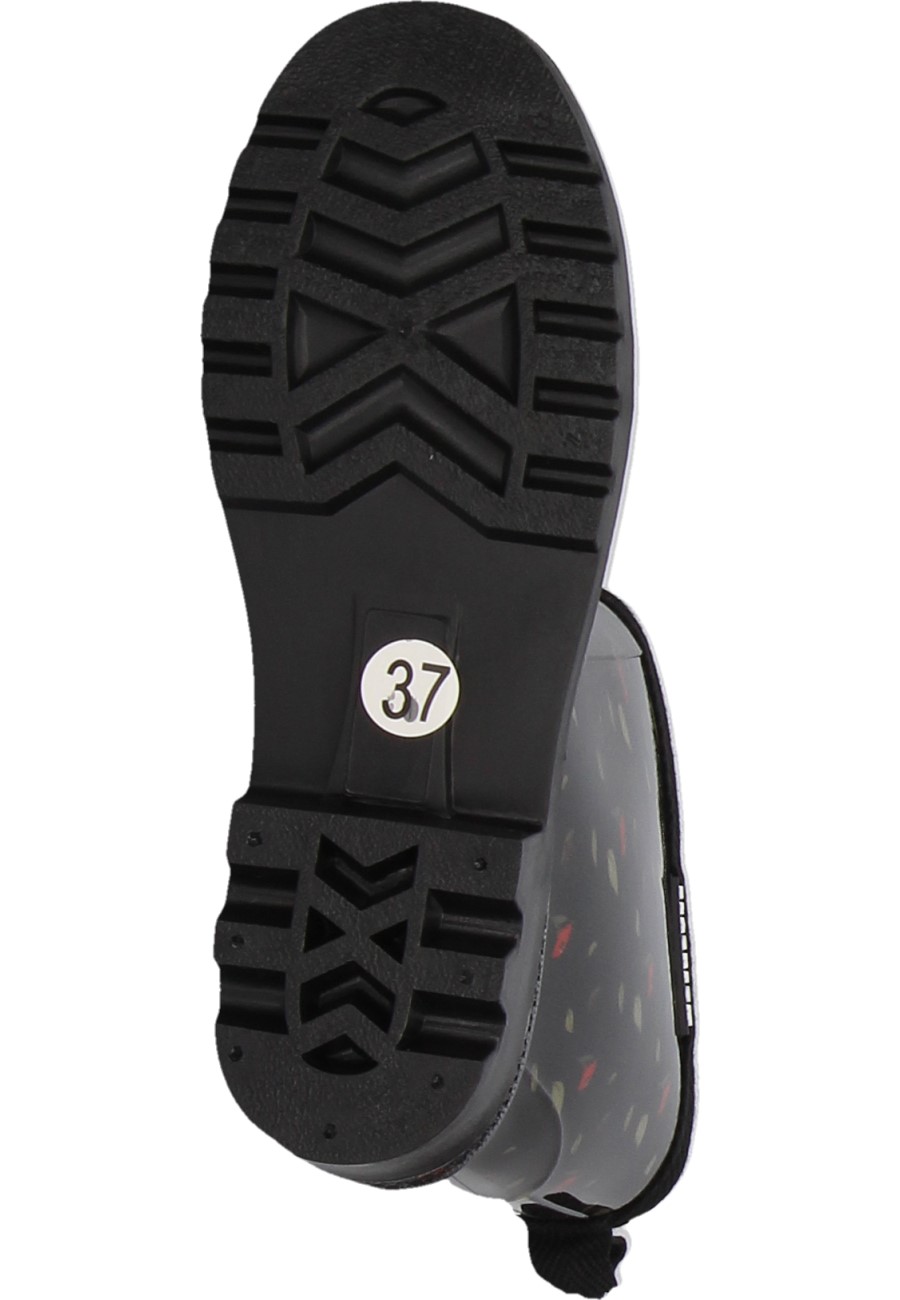 Modischer Kurzgummistiefel MARTA schwarz von Blackfox
