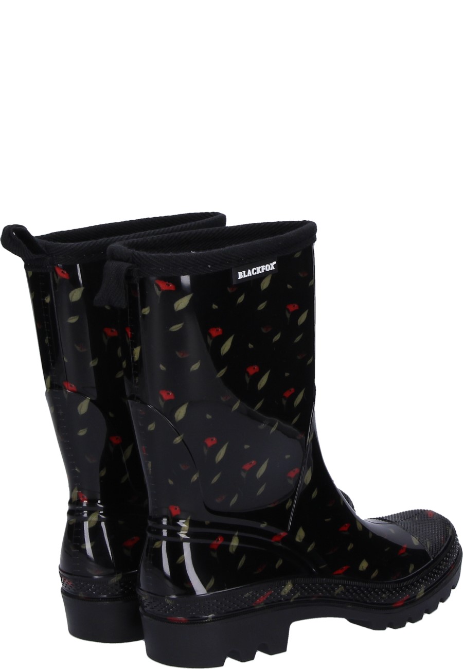 Modischer Kurzgummistiefel MARTA schwarz von Blackfox