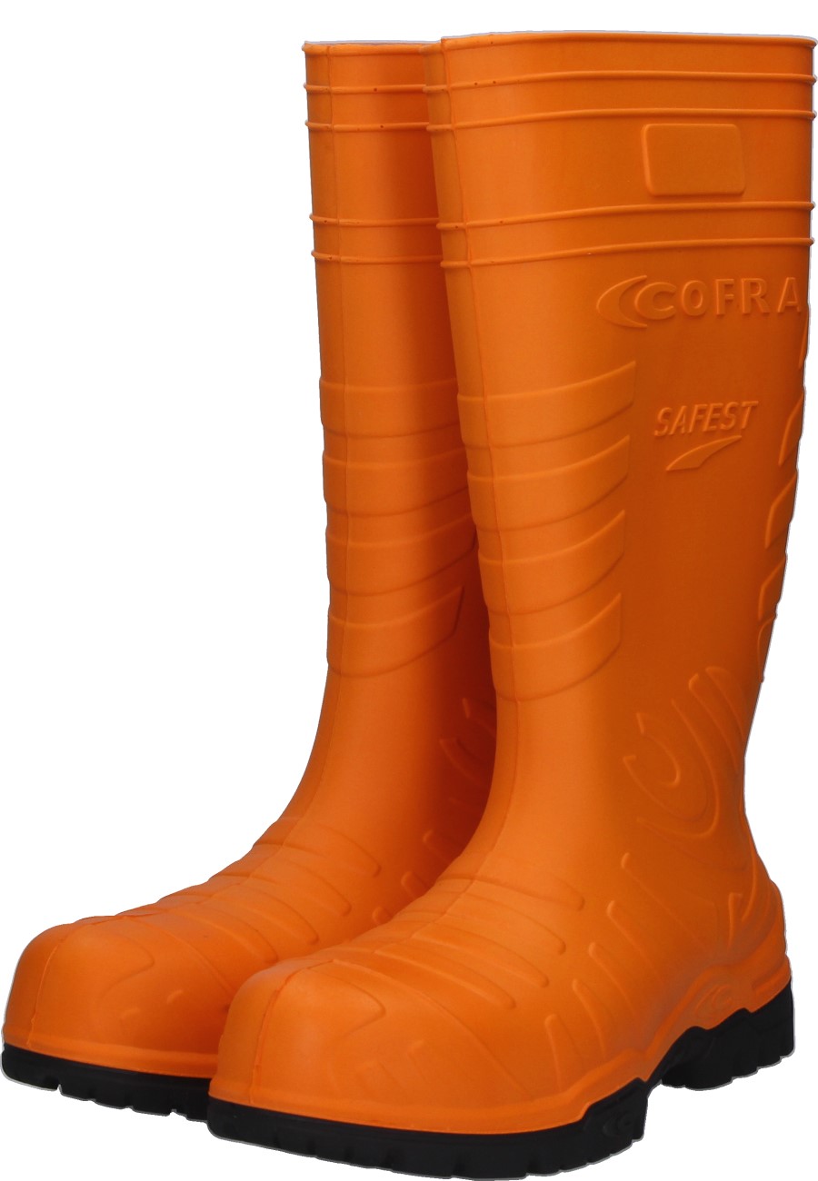 COFRA PALESE PU-Gummistiefel W12 orange | S5 Schutz