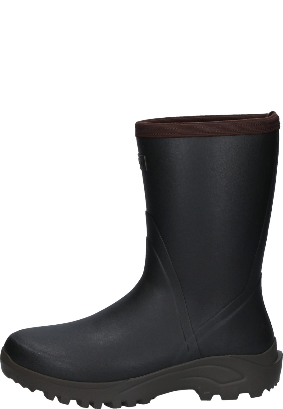 Short Neoprene Lined Rubber Boot SPORTSMAN 12- 4MM khaki by Gateway