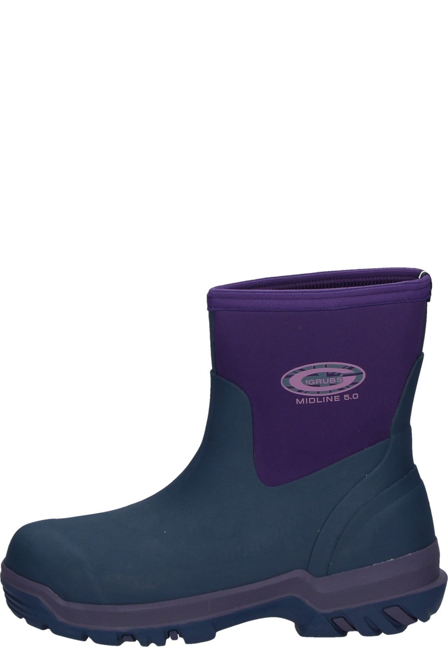 Ladies short rubber boots MIDLINE 5.0. purple by Grubs