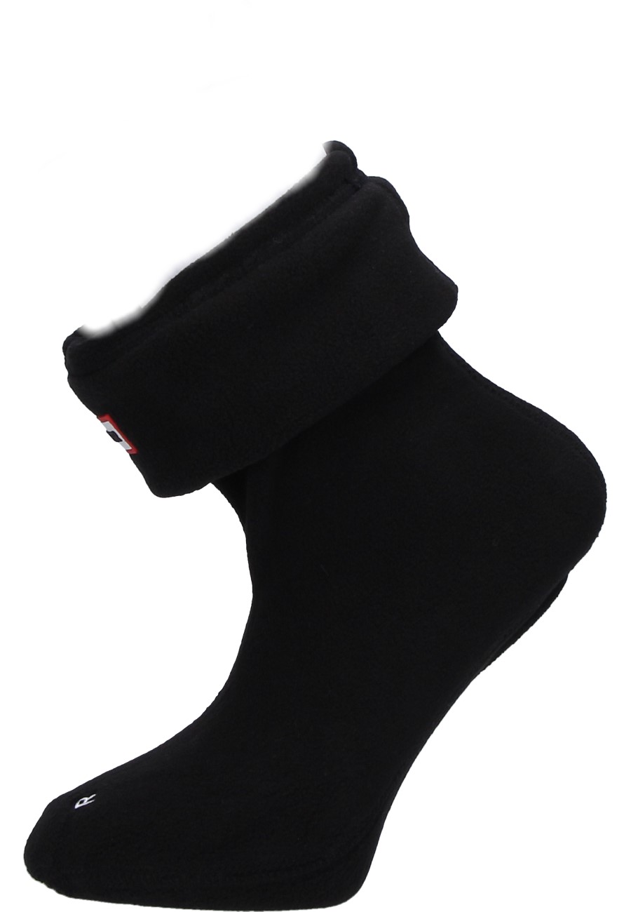 Hunter DOWNPOUR FLEECE SHORT BOOT SOCK black