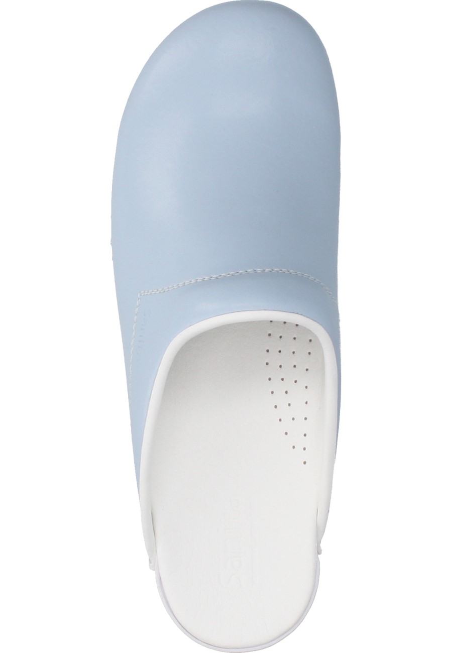 Modischer Clog Damen Clog PASTEL Light blue von Sanita