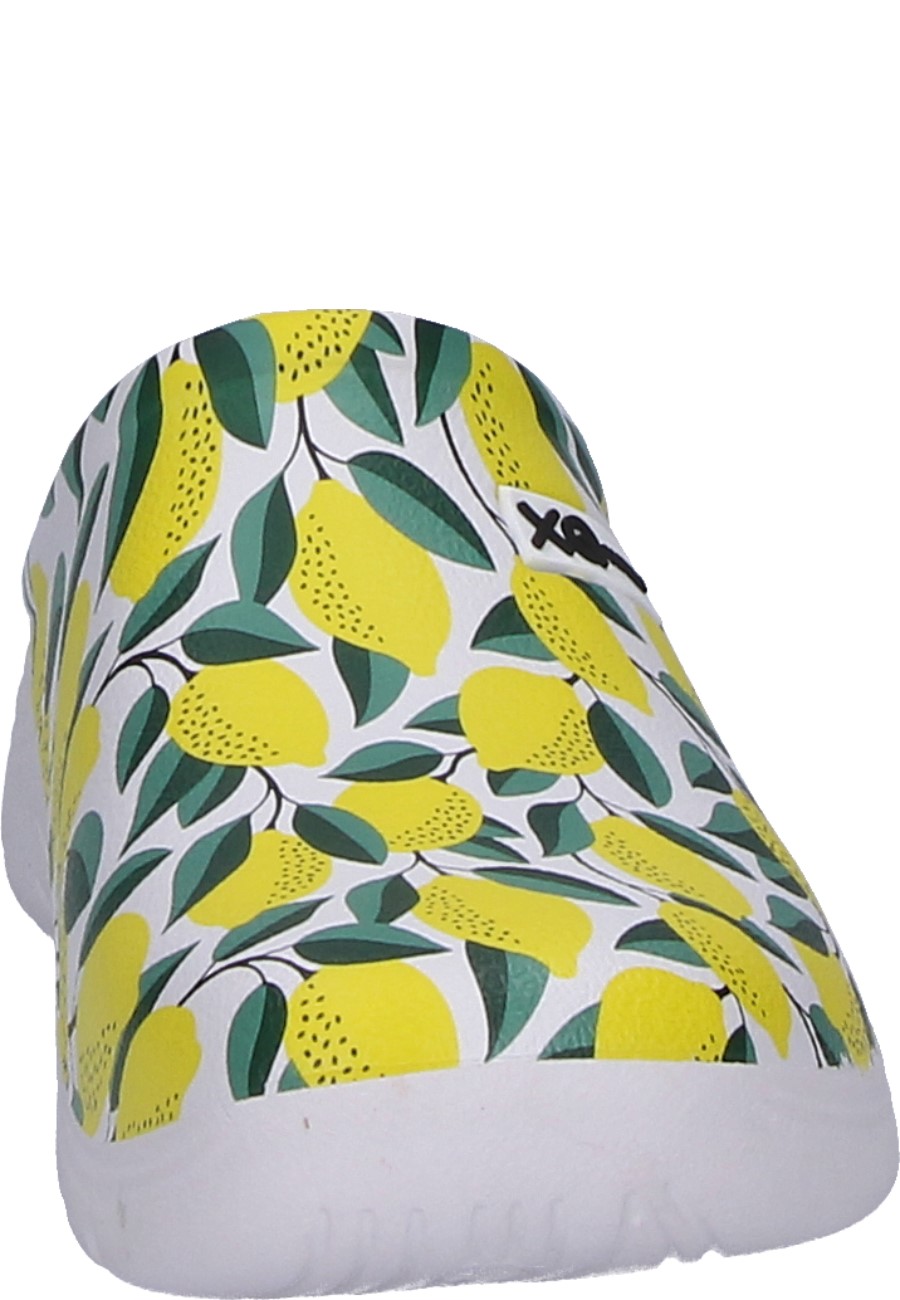 Damenclog mit Zitronenprint von XQ Footwear