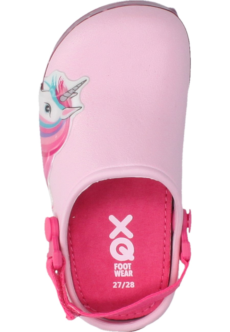 Mädchenclog EINHORN mit blinkender Sohle | XQ Footwear